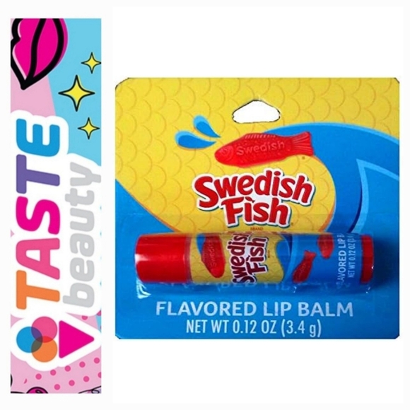 Taste Beauty | Makeup | Taste Beauty X Swedish Fish Lip Balm | Poshmark